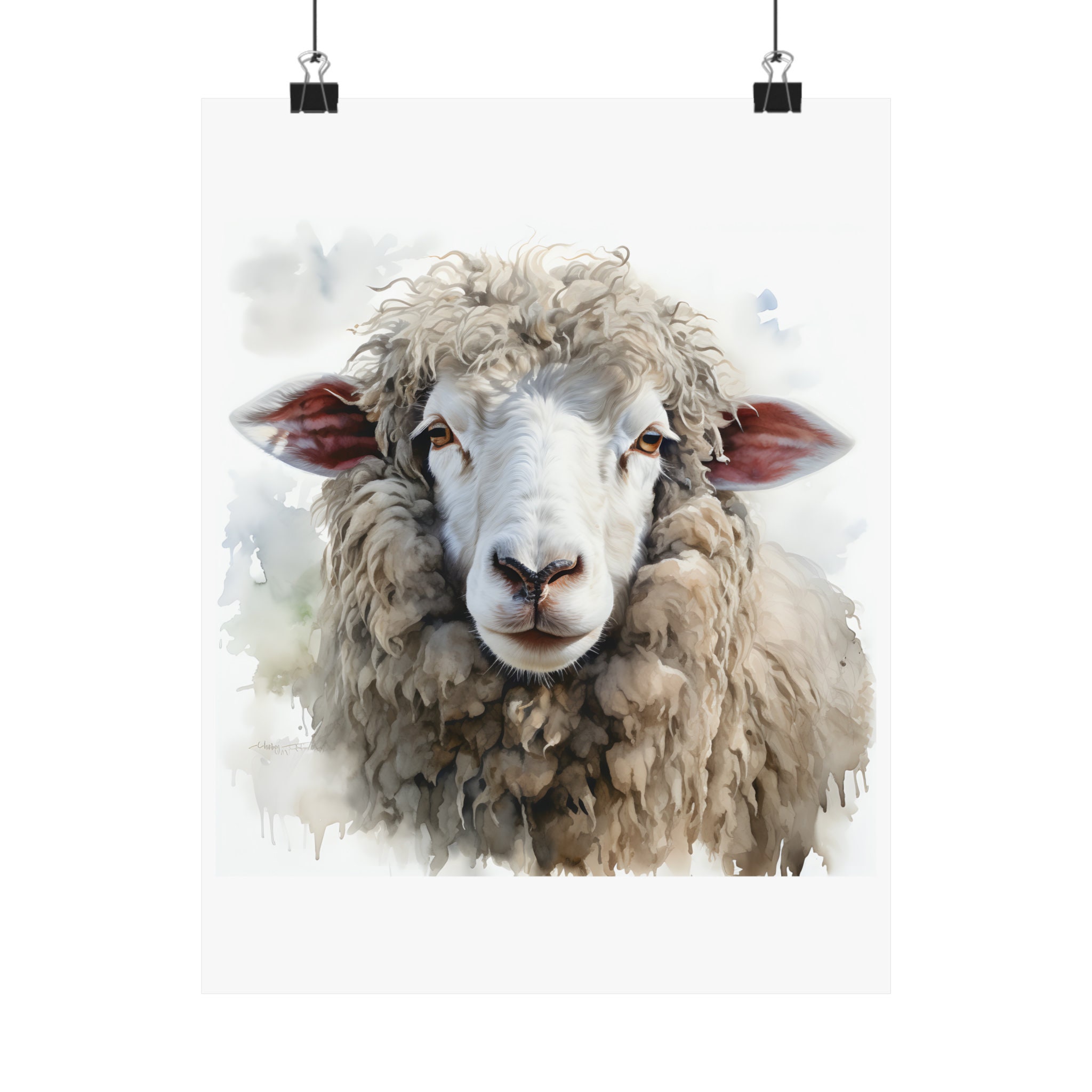 Sheep Poster, Farm Poster, Animal Poster - Etsy
