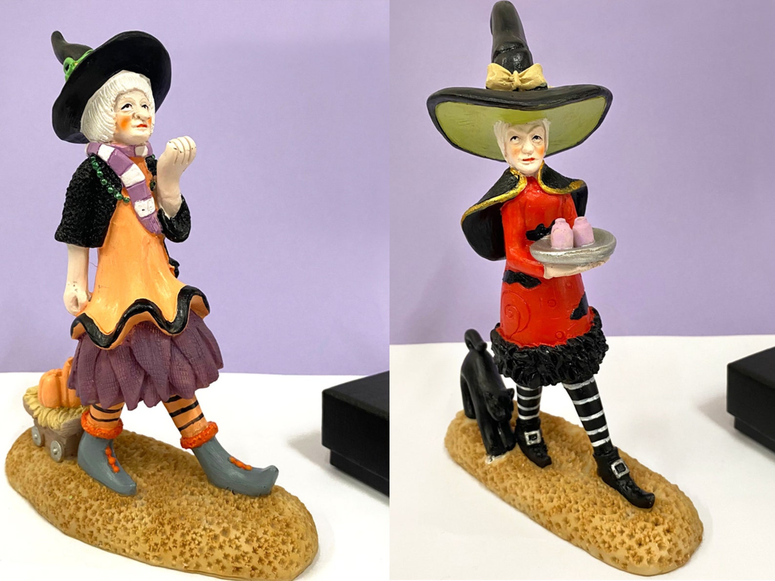 Halloween Witch Figurines Fairy Witch Statue of the West - Etsy
