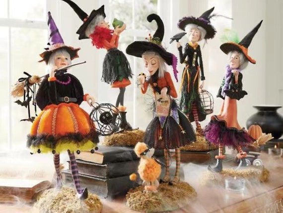 Halloween Witch Figurines Fairy Witch Statue of the West - Etsy