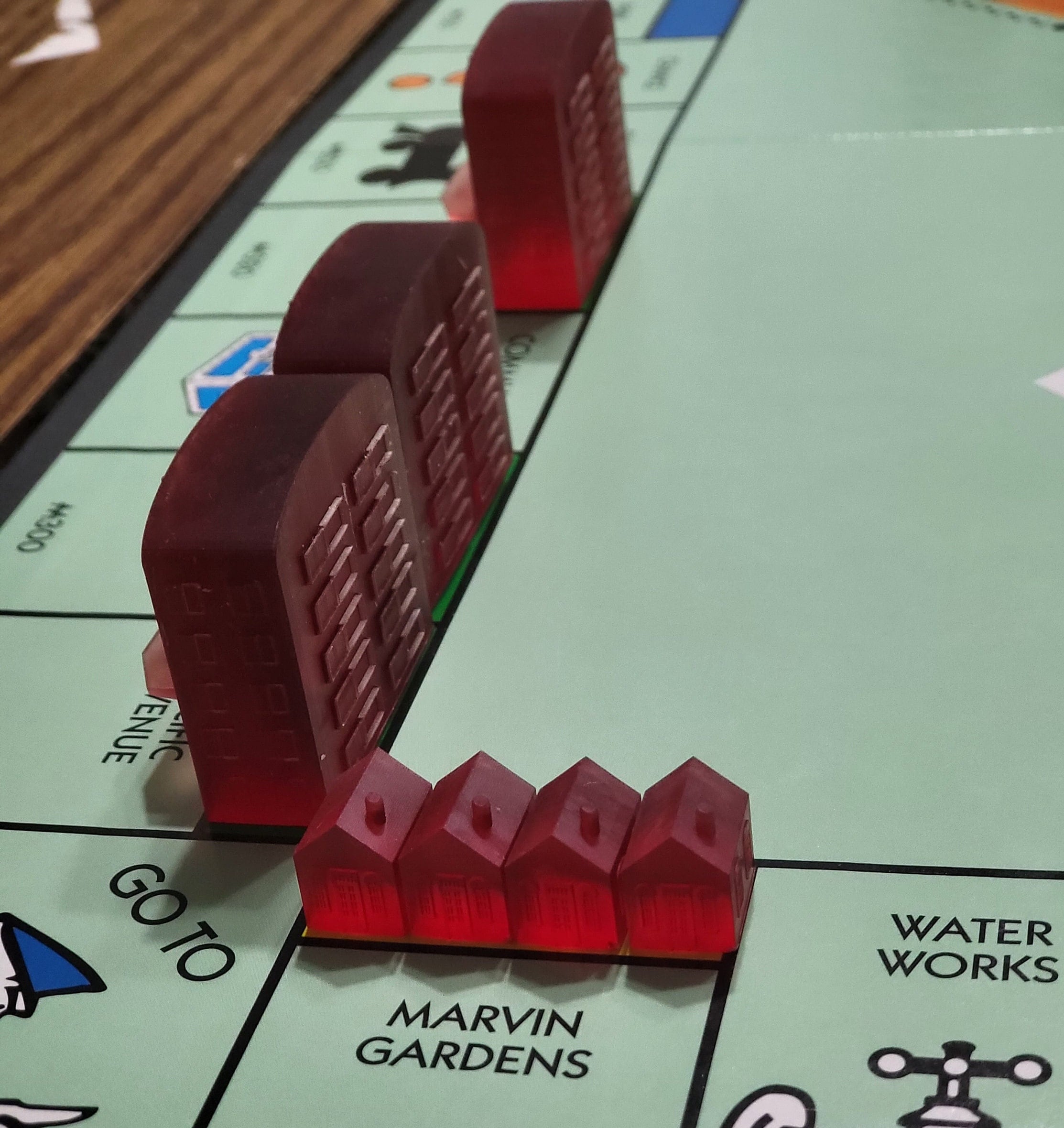 Custom Deluxe Monopoly Houses and Hotels - Etsy