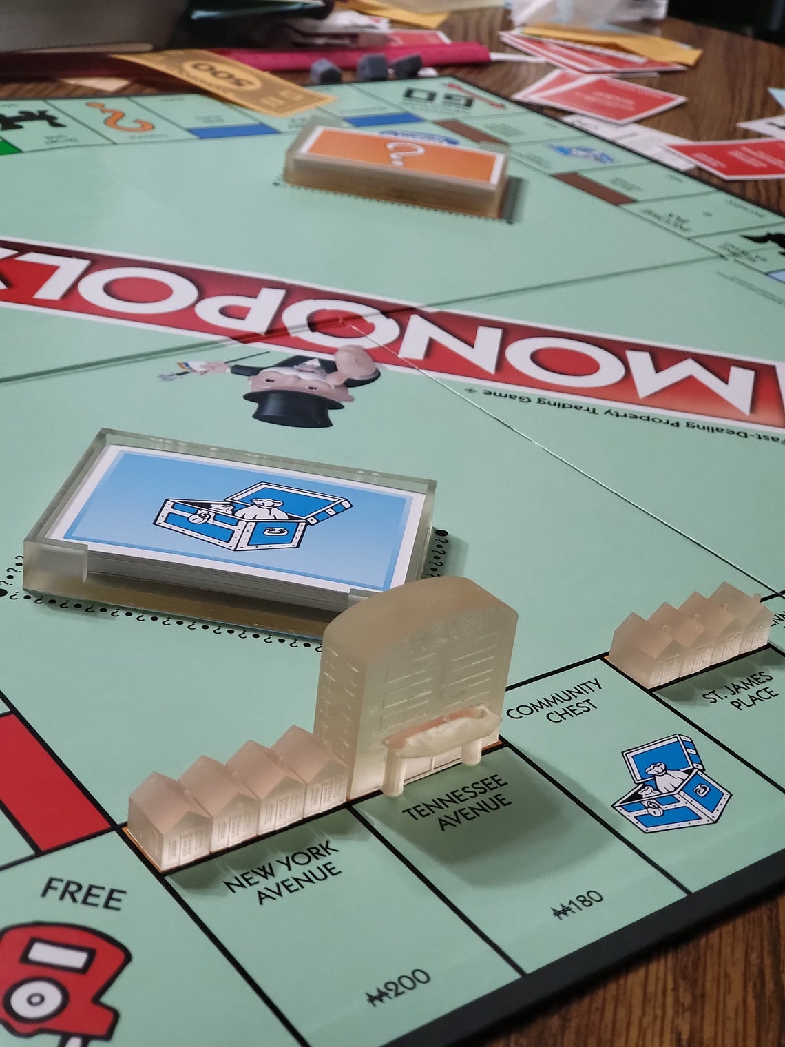 Custom Deluxe Monopoly Houses and Hotels - Etsy