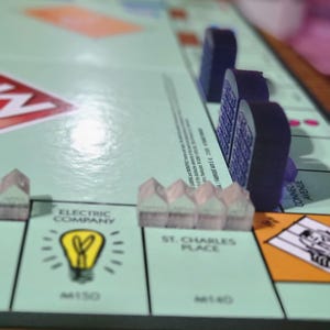 Custom Deluxe Monopoly Houses and Hotels - Etsy