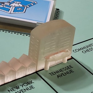 Custom Deluxe Monopoly Houses and Hotels - Etsy
