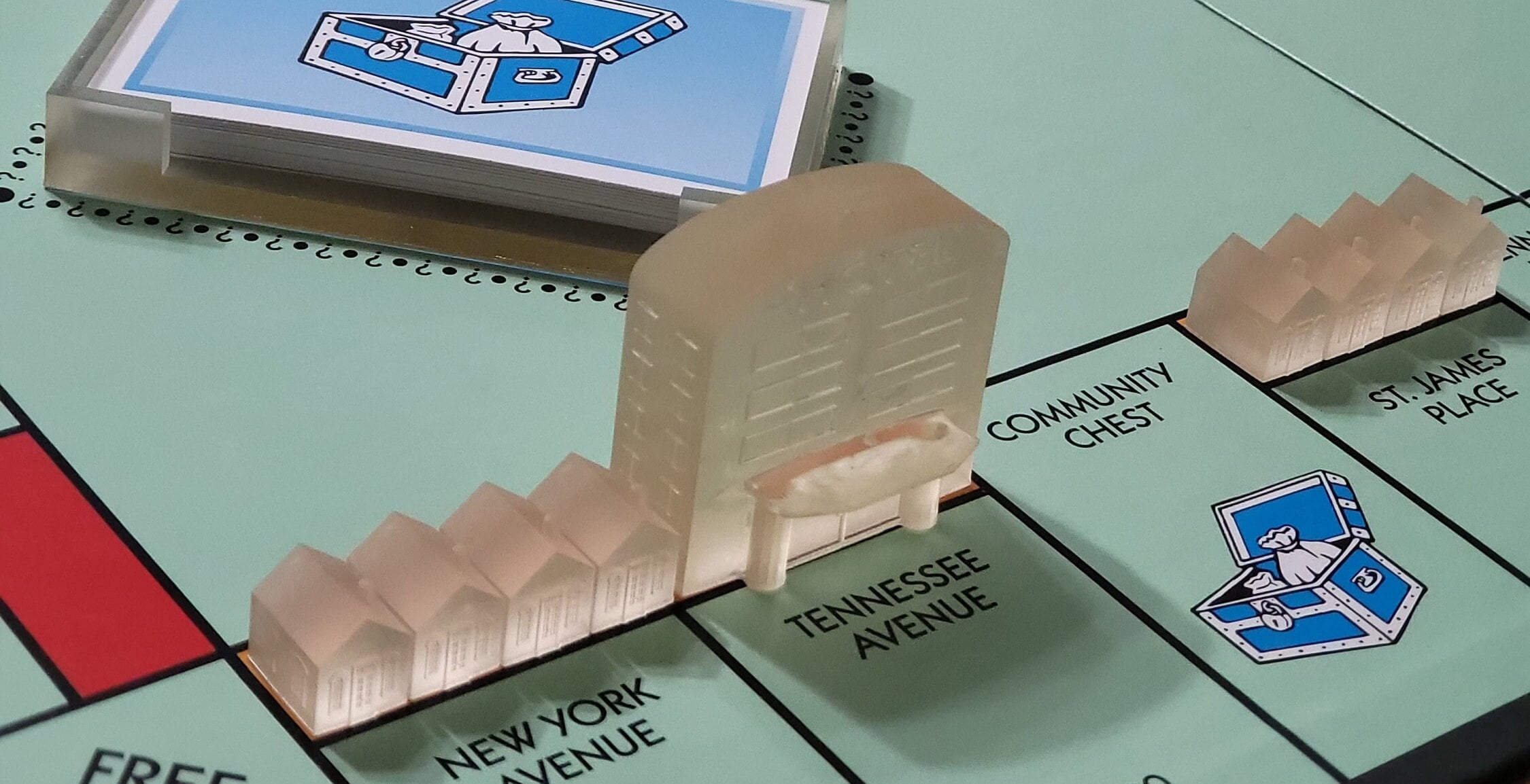 Custom Deluxe Monopoly Houses and Hotels - Etsy