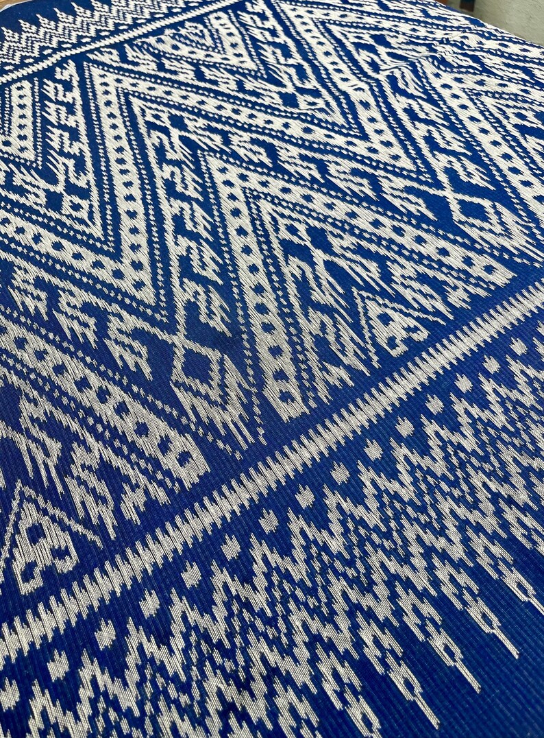 Thai Ikat Cotton Blend Fabric: Esan Style, Soft Touch - Etsy