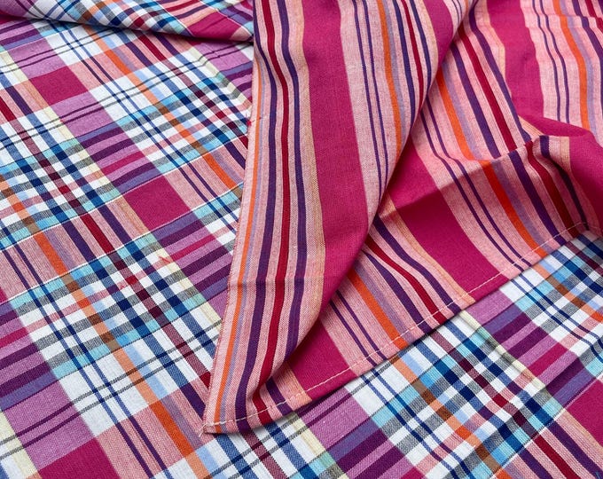 Thai Traditional Men's Pha Khao Ma Sarong - Versatile Checkered Fabric ...