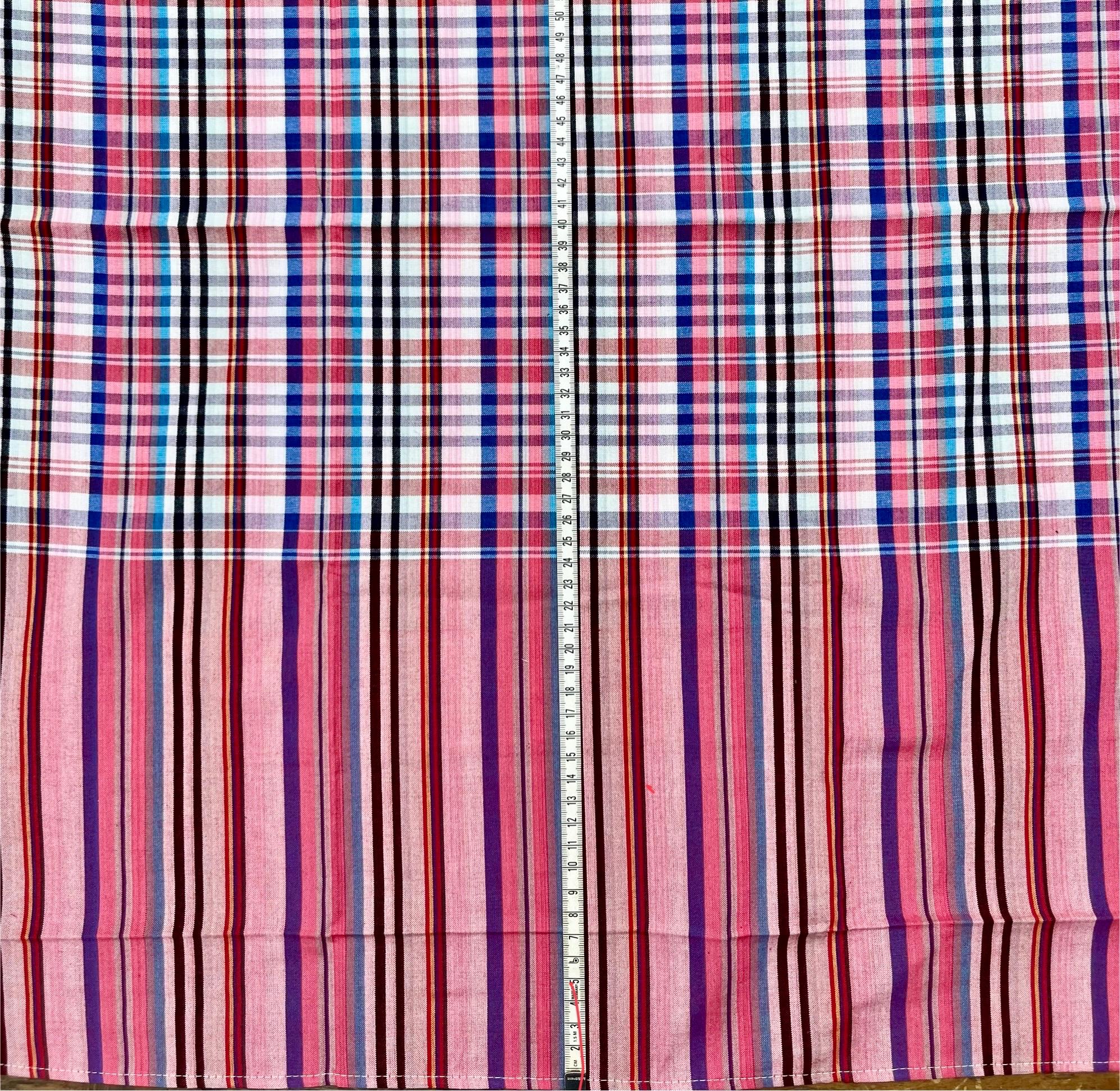Thai Traditional Men's Sarong Pha Khao Ma - Versatile Checkered Fabric ...