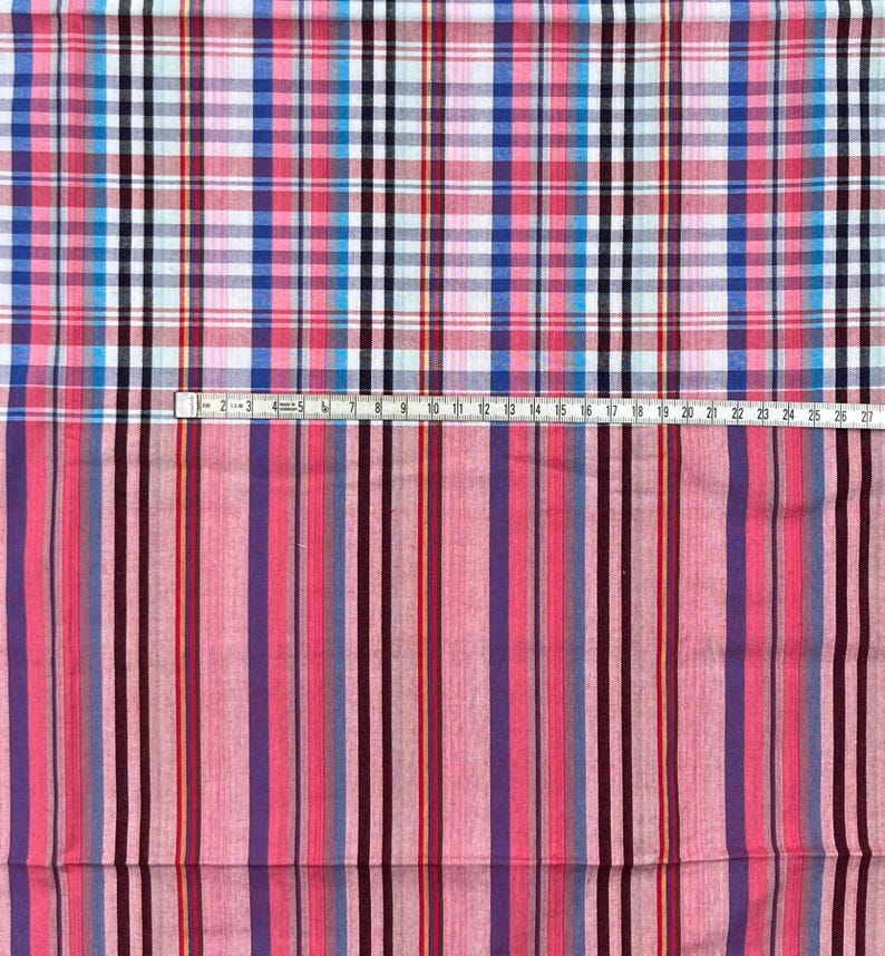 Thai Traditional Men's Sarong Pha Khao Ma - Versatile Checkered Fabric ...