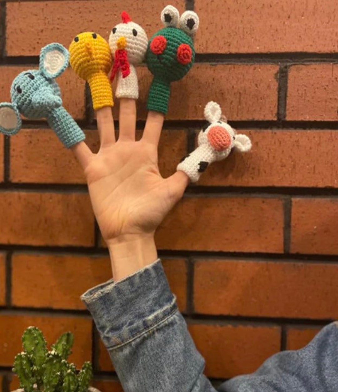 Set Hand Puppet Pattern-chick Puppet-chicken Puppet-elephant Puppet ...