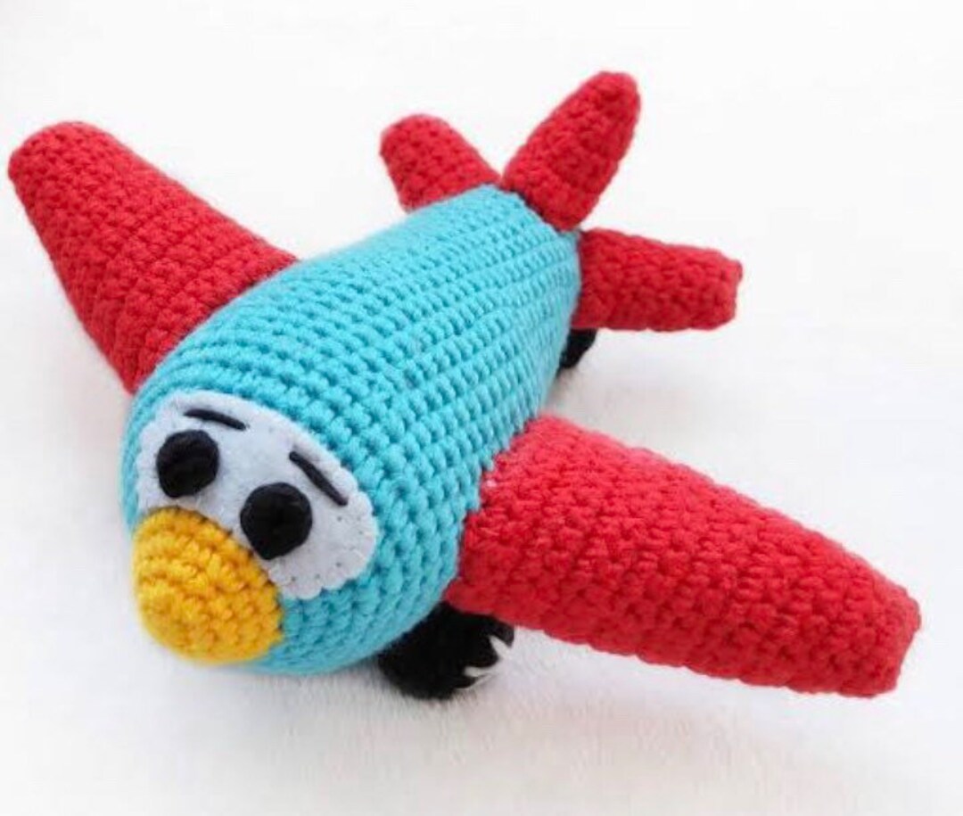 My Friend Airplane Amigurumi-crochet Airplane Crochet Aeroplane Crochet ...