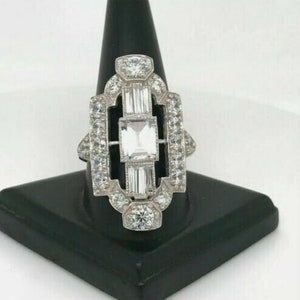 Vintage Milgrain Edging 2.40 Cts Diamond Engagement Art Deco Ring ...