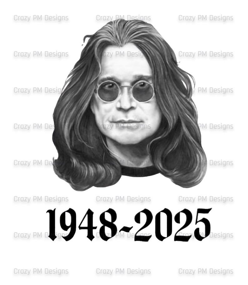 RIP Ozzy Osbourne PNG - Etsy