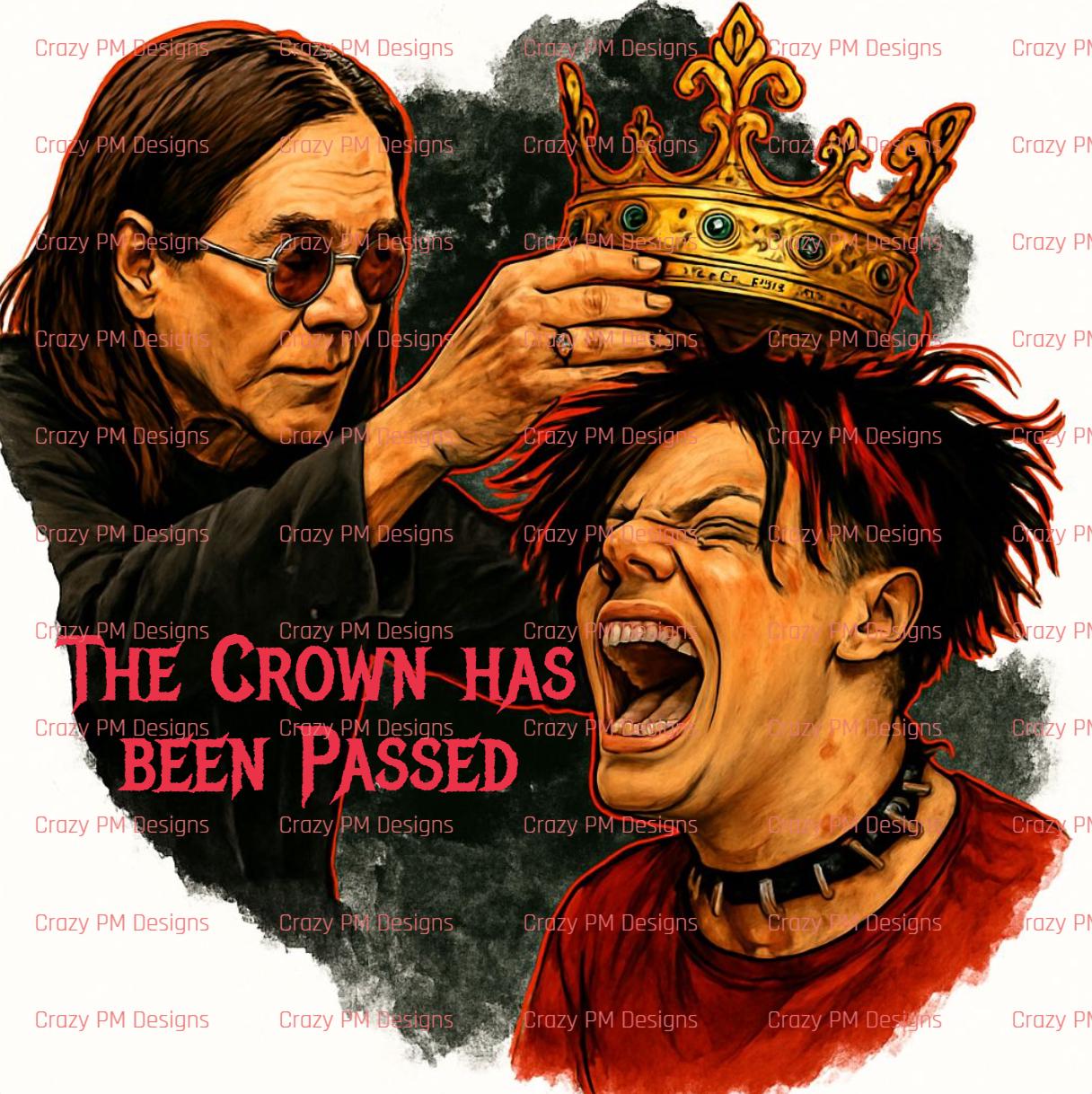 Ozzy Osbourne-yungblud Passing the Crown PNG Digital Download - Etsy