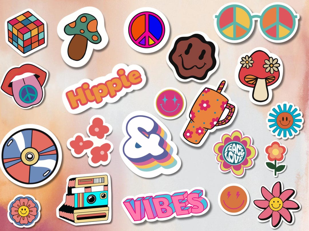 Retro Digital Png Bundle - Etsy