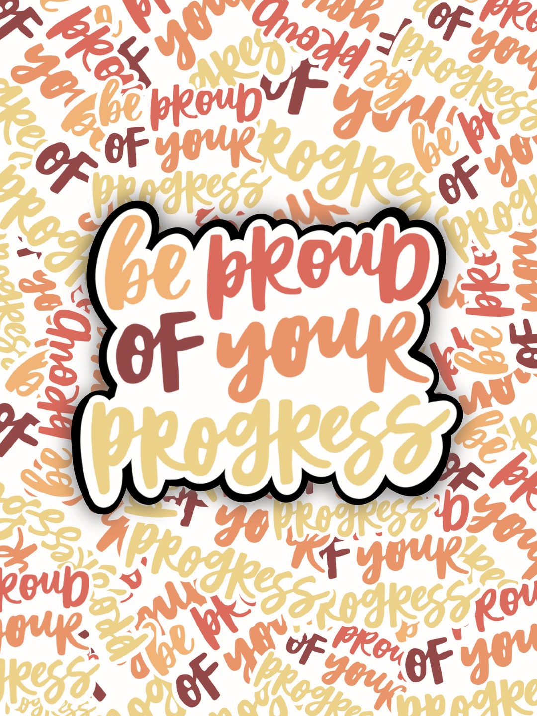 Be Proud of Your Progress Png Sticker - Etsy