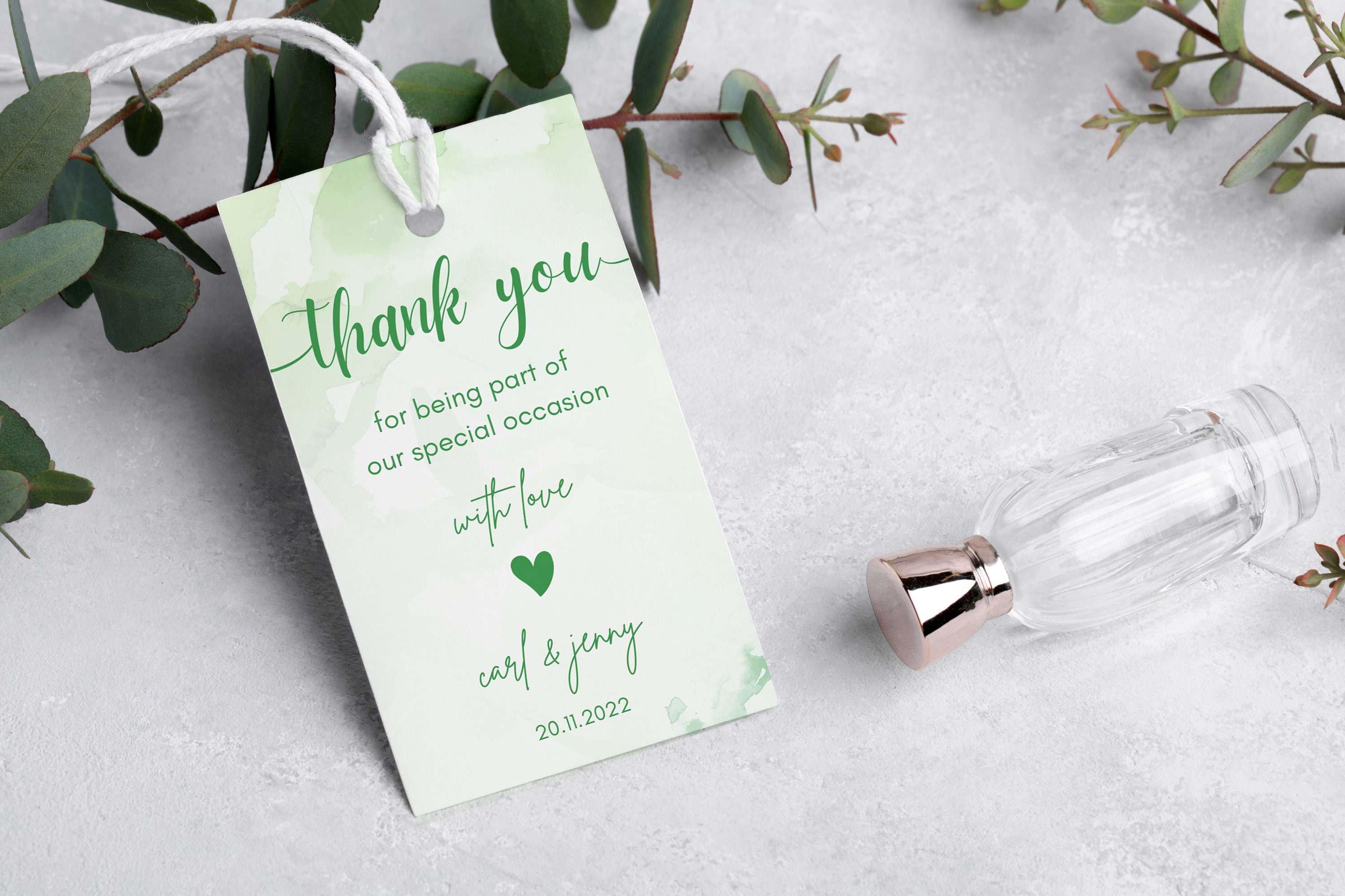 Printable Thank You Tag Template Printable Custom Tag - Etsy