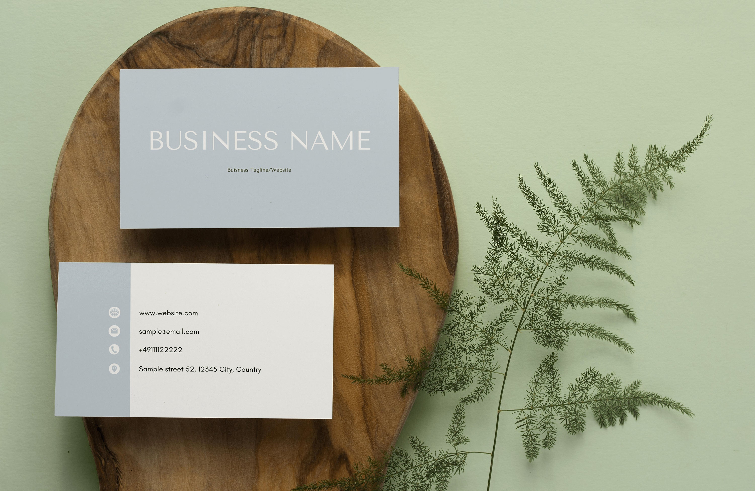 Digital Business Card Template Instant Download - Etsy