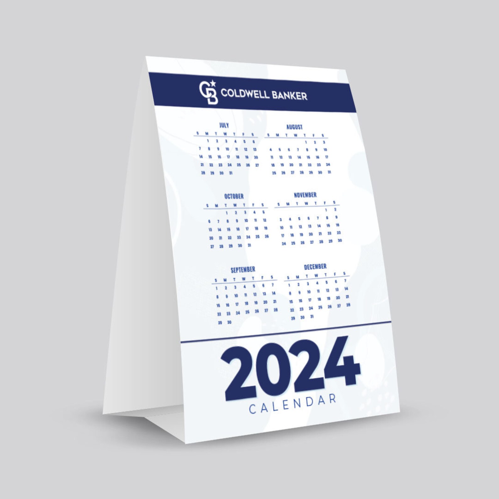 Coldwell Banker Tent Card Calendar Table Tent Card Desktop - Etsy