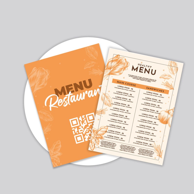 Custom Restaurant Menus Laminated | Encapsulated MENU | Printed ...