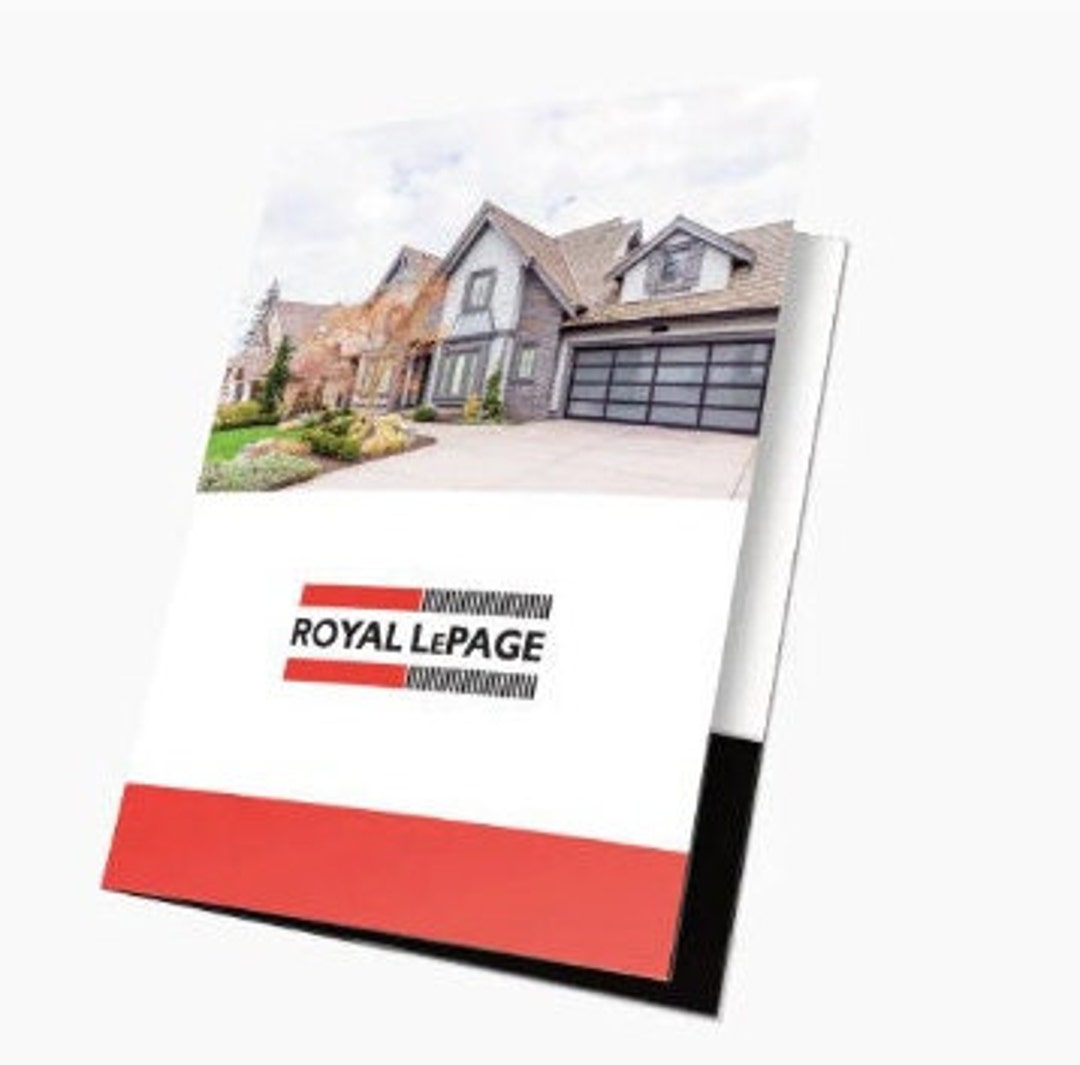 Royal Lepage Custom Presentation Folder Velvet Laminating With Your ...