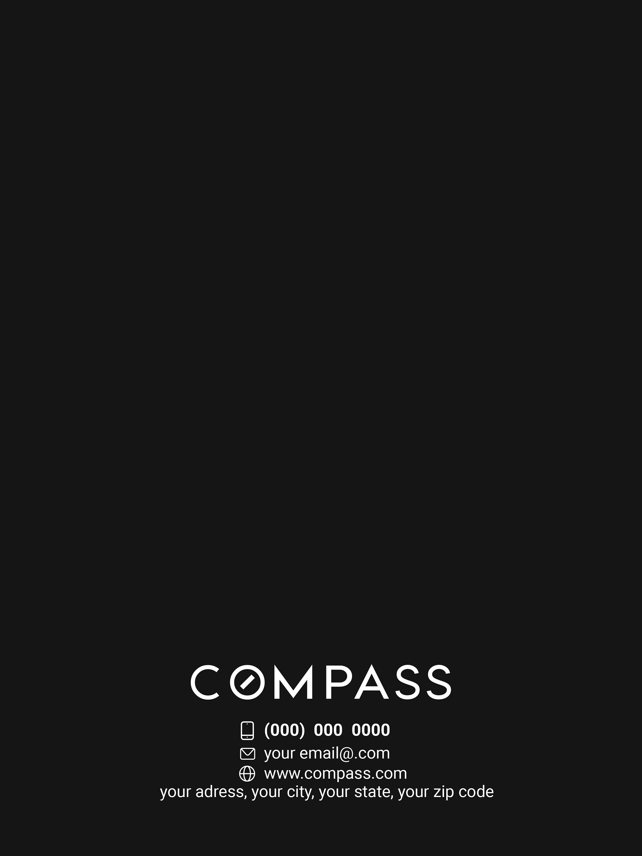 Compass Custom Luxury Presentation Folder Printing With - Etsy