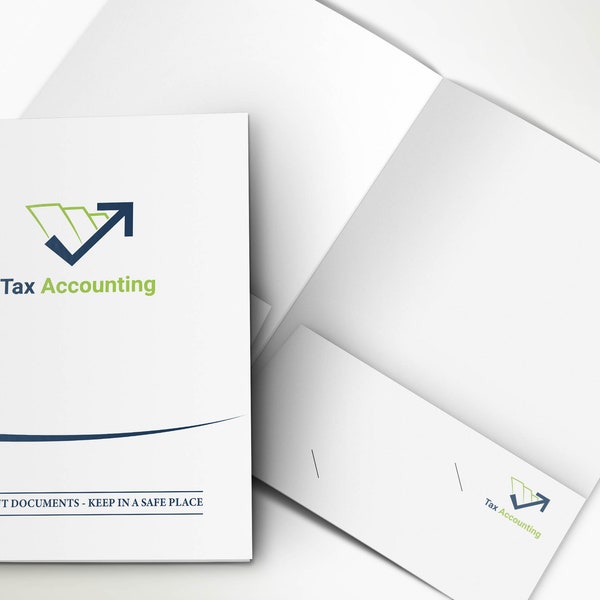 File Folder With Company Logo - Etsy