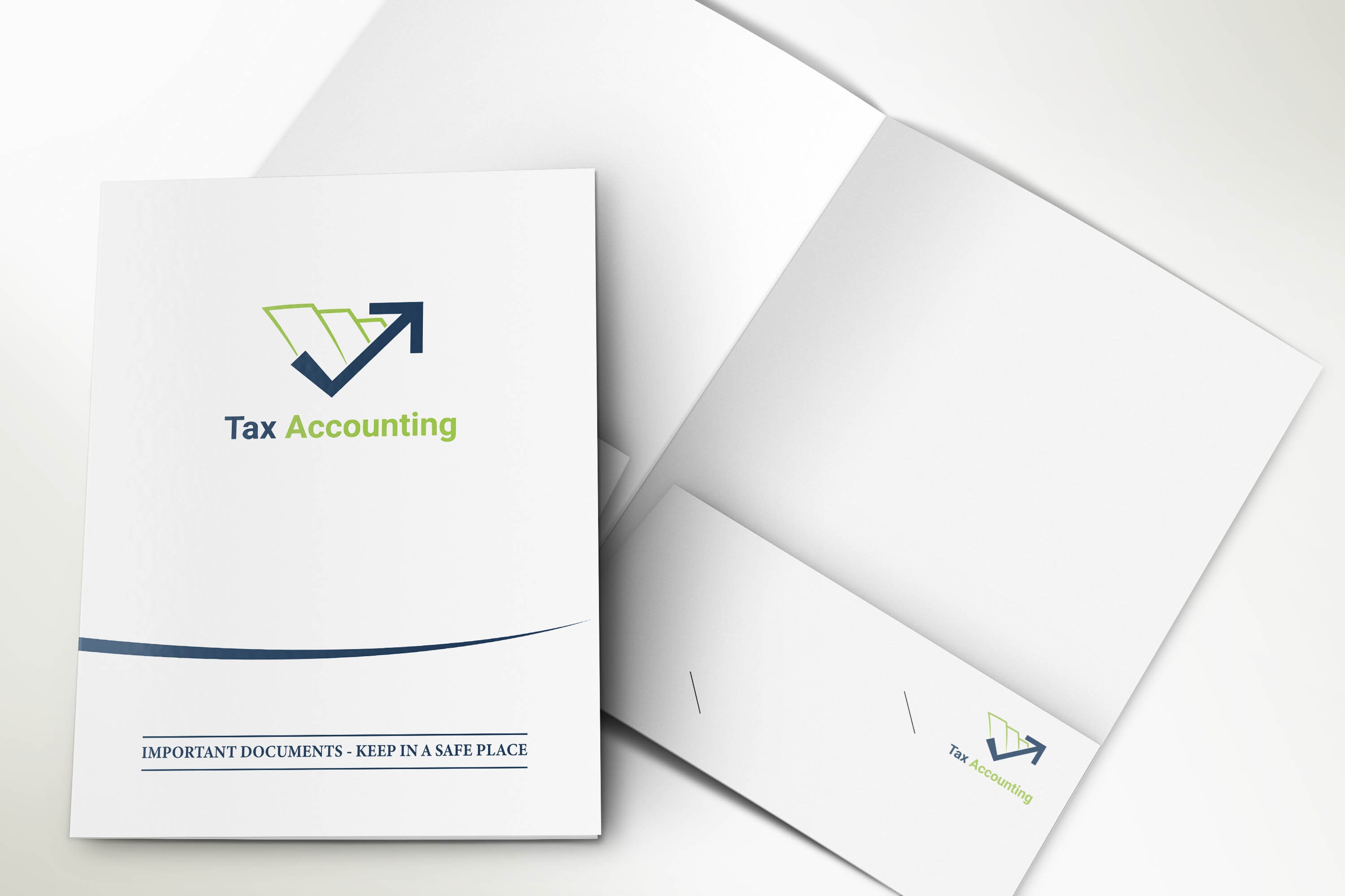 Tax Return Custom Presentation Folder Velvet Laminating With Your ...