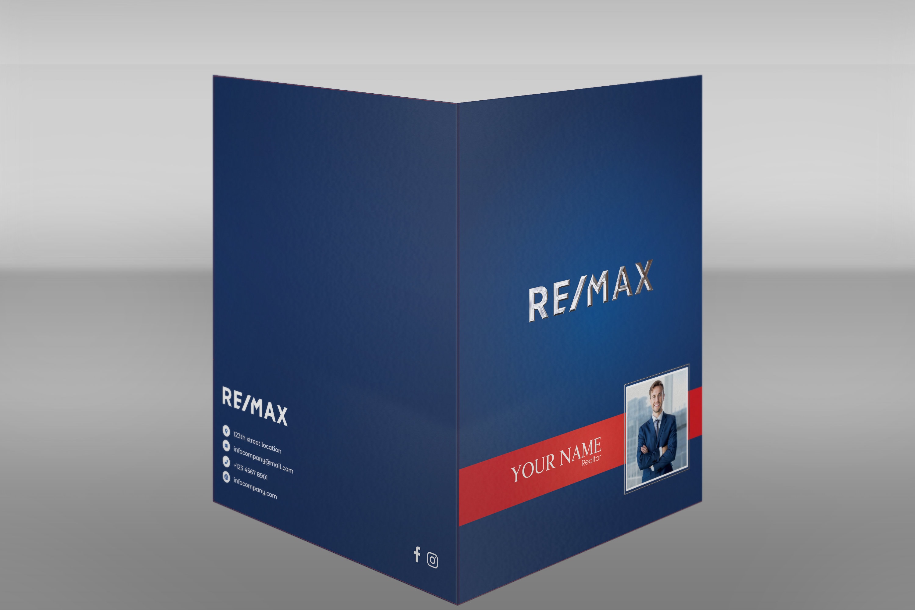 Remax Custom Luxury Presentation Folder Printing With Embossed FOIL ...