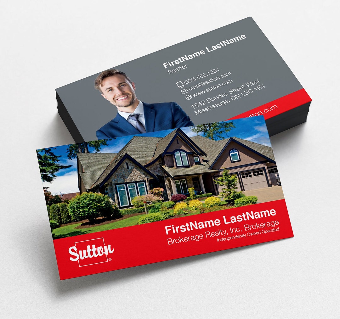 Sutton Business Cards | Business Cards Soft Touch Laminated | Real ...