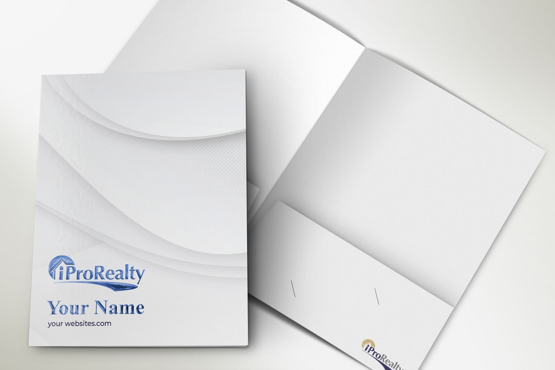 Ipro Realty Custom Luxury Presentation Folder Printing With Embossed FOIL | Presentation Folders ...