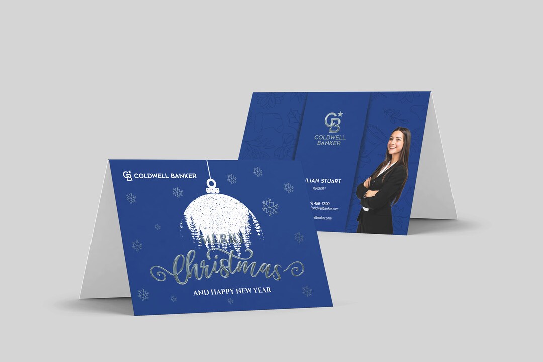 Luxury Coldwell Banker Holiday Card Realtor Christmas Card Real Estate ...