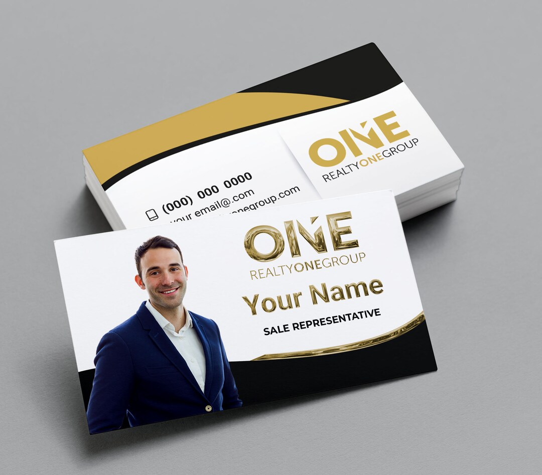 Realty One Group Luxury Business Cards Printing With Embossed FOIL ...