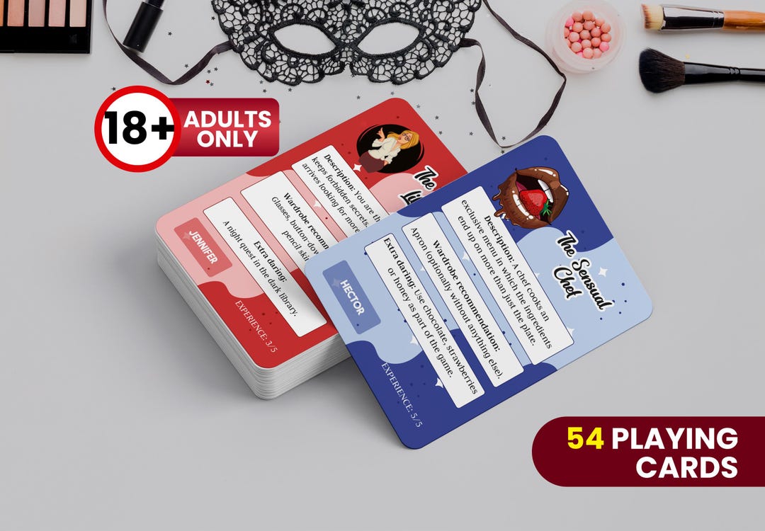 RUSH Intimacy Roleplay Cards | Personalized Couples Game | Erotic and ...