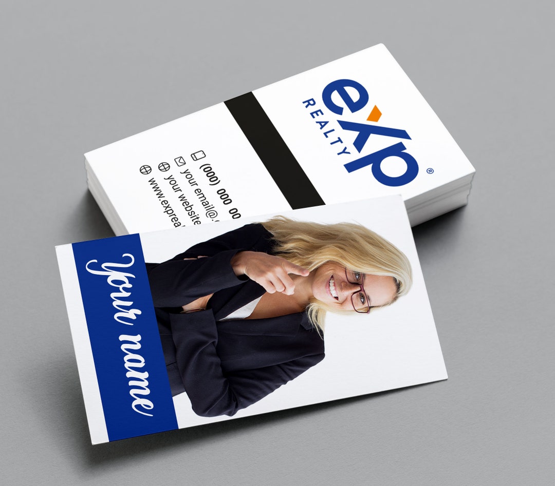 Exp Realty Business Cards | Business Cards Soft Touch Laminated | Real ...