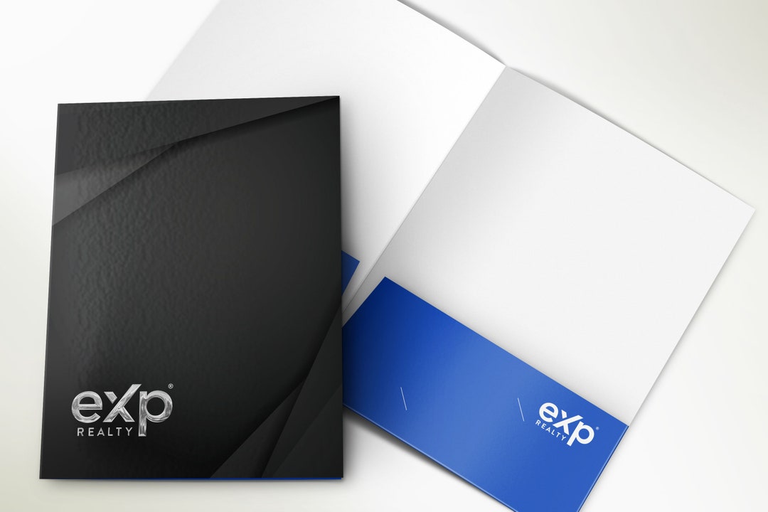 Exp Realty Custom Luxury Presentation Folder Printing With Embossed ...