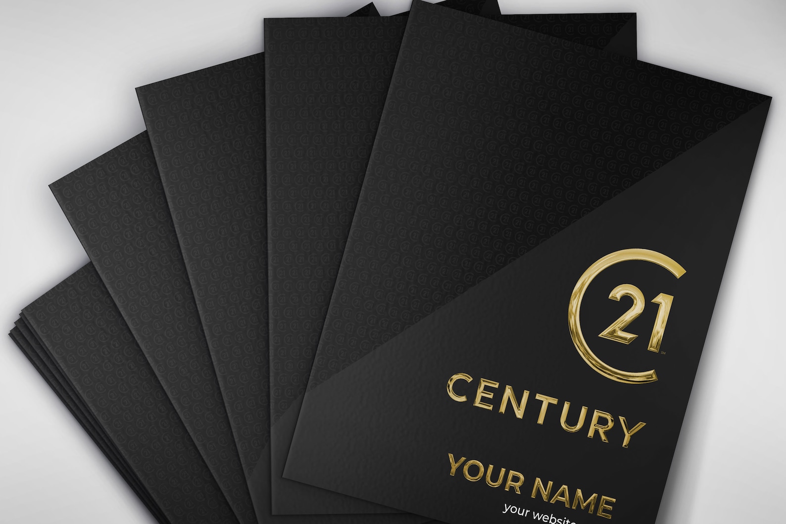 Century 21 Custom Luxury Presentation Folder Printing With Embossed ...