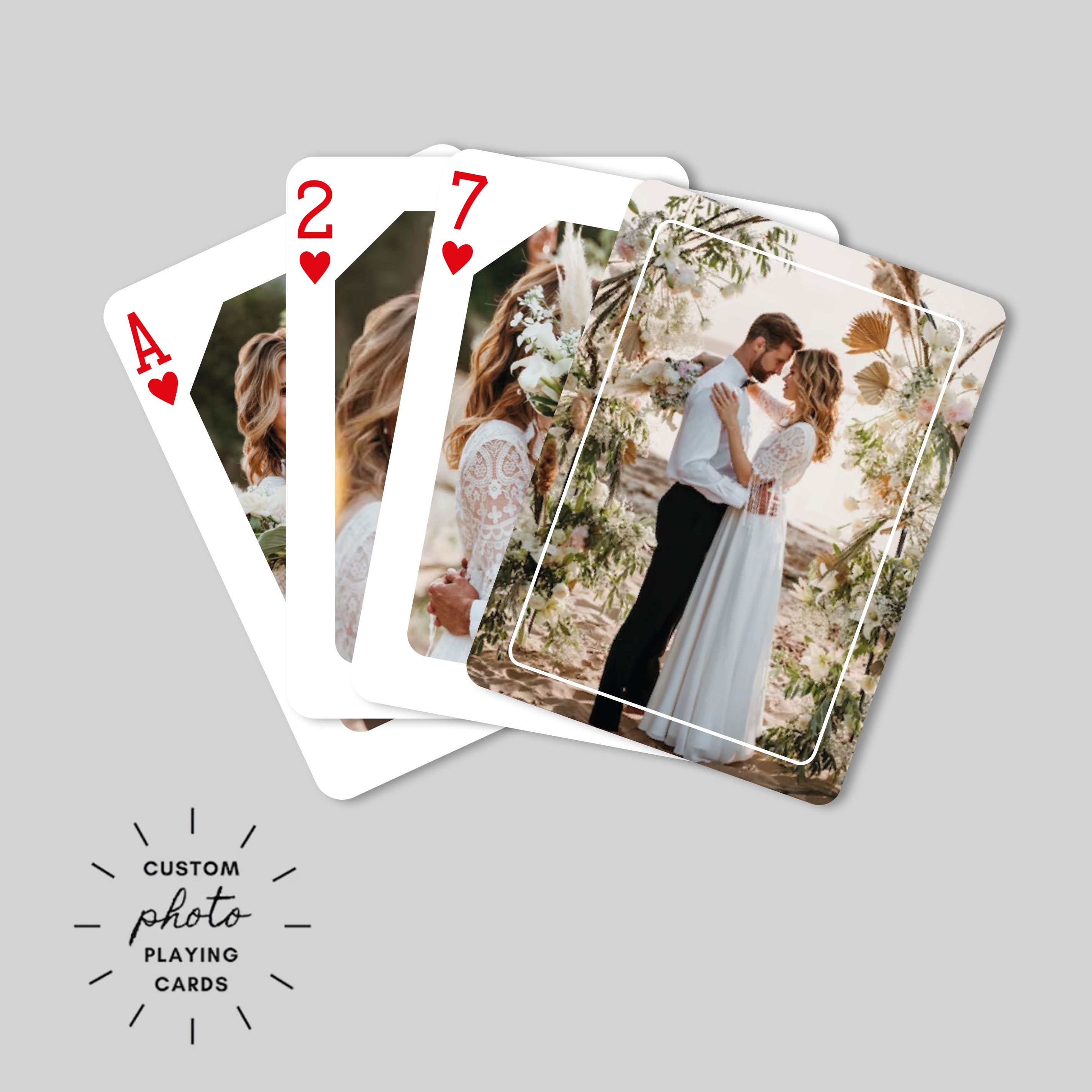 RUSH Wedding Party Gift Personalized Gift Poker Custom Playing Cards ...