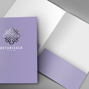 Custom Luxury Presentation Folder Printing With Embossed FOIL ...