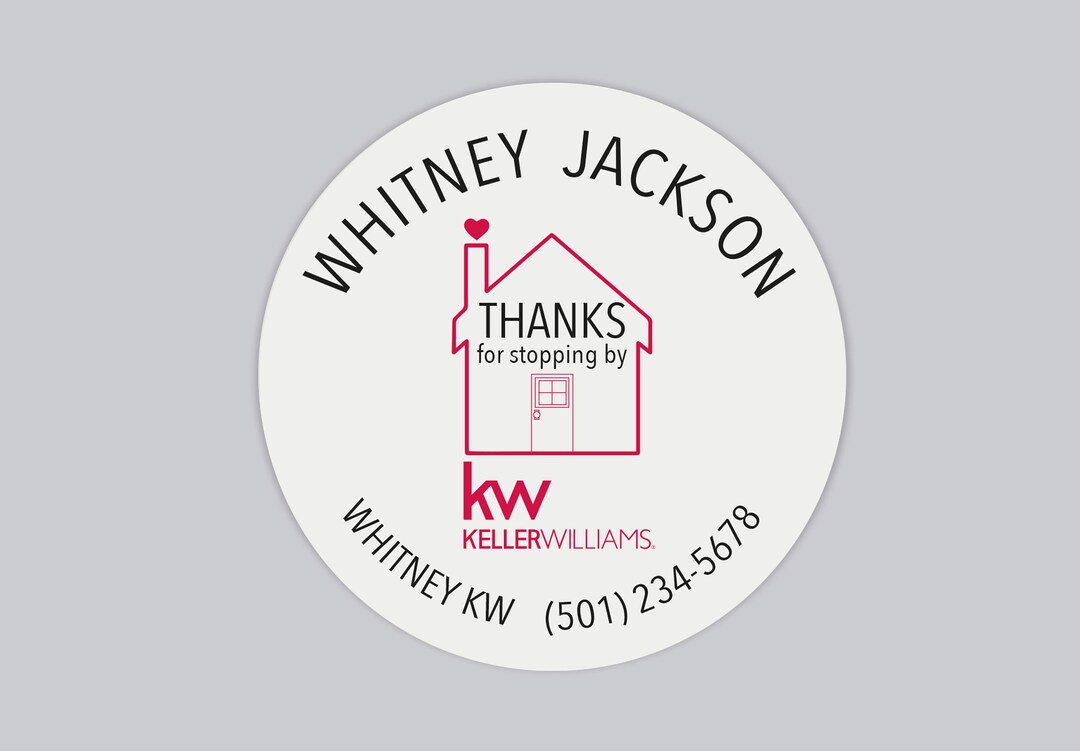 Keller Stickers | Custom Realtor Stickers | Personalized Business ...