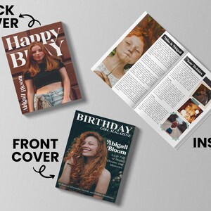 Birthday Magazine | Magazine Printable | Best Friend | 12 Pages ...
