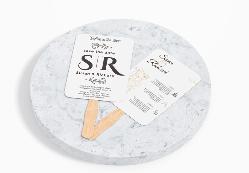 Custom Wedding Hand Fans | Personalized Fan Tags for Ceremony | Outdoor ...