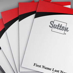 Sutton Custom Presentation Folder Velvet Laminating With Your Logo ...