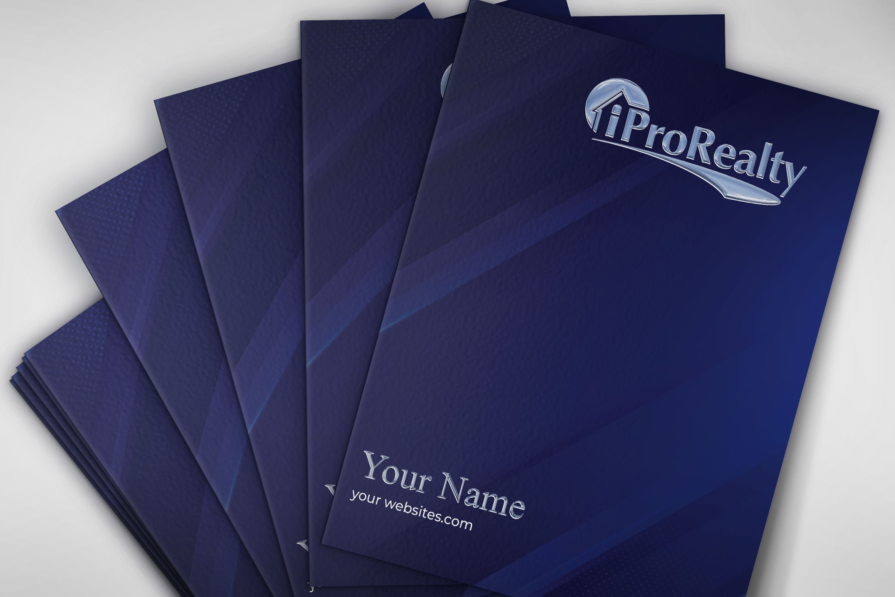 Ipro Realty Custom Luxury Presentation Folder Printing With Embossed ...