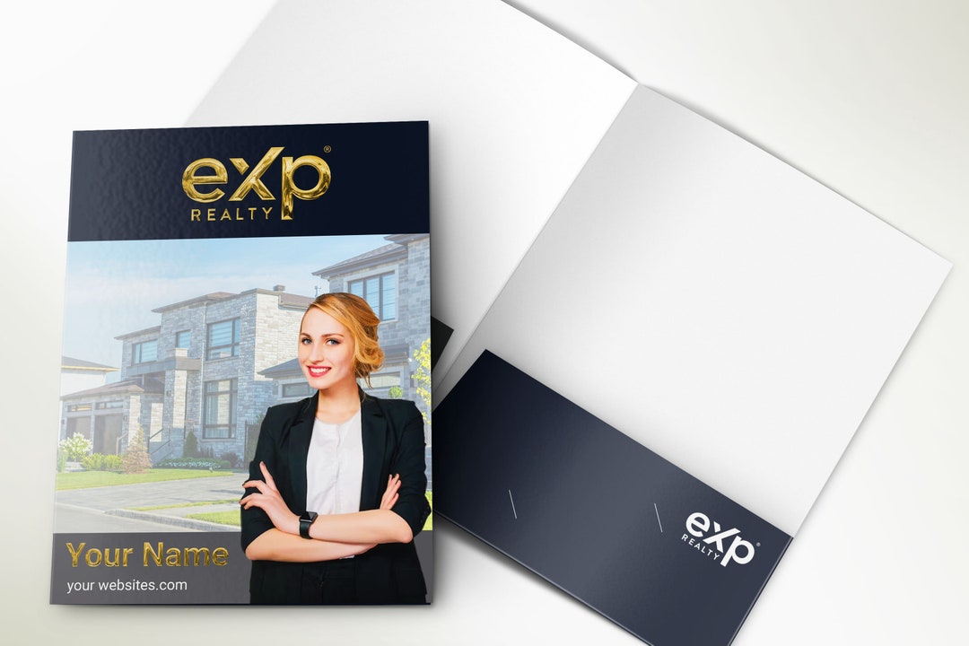 Exp Realty Custom Luxury Presentation Folder Printing With Embossed ...