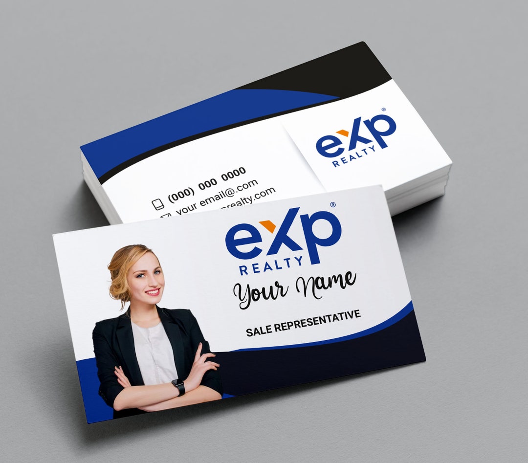 Exp Realty Business Cards | Business Cards Soft Touch Laminated | Real ...