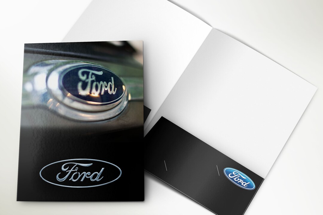 Auto Dealers Custom Luxury Presentation Folder Printing With Embossed ...
