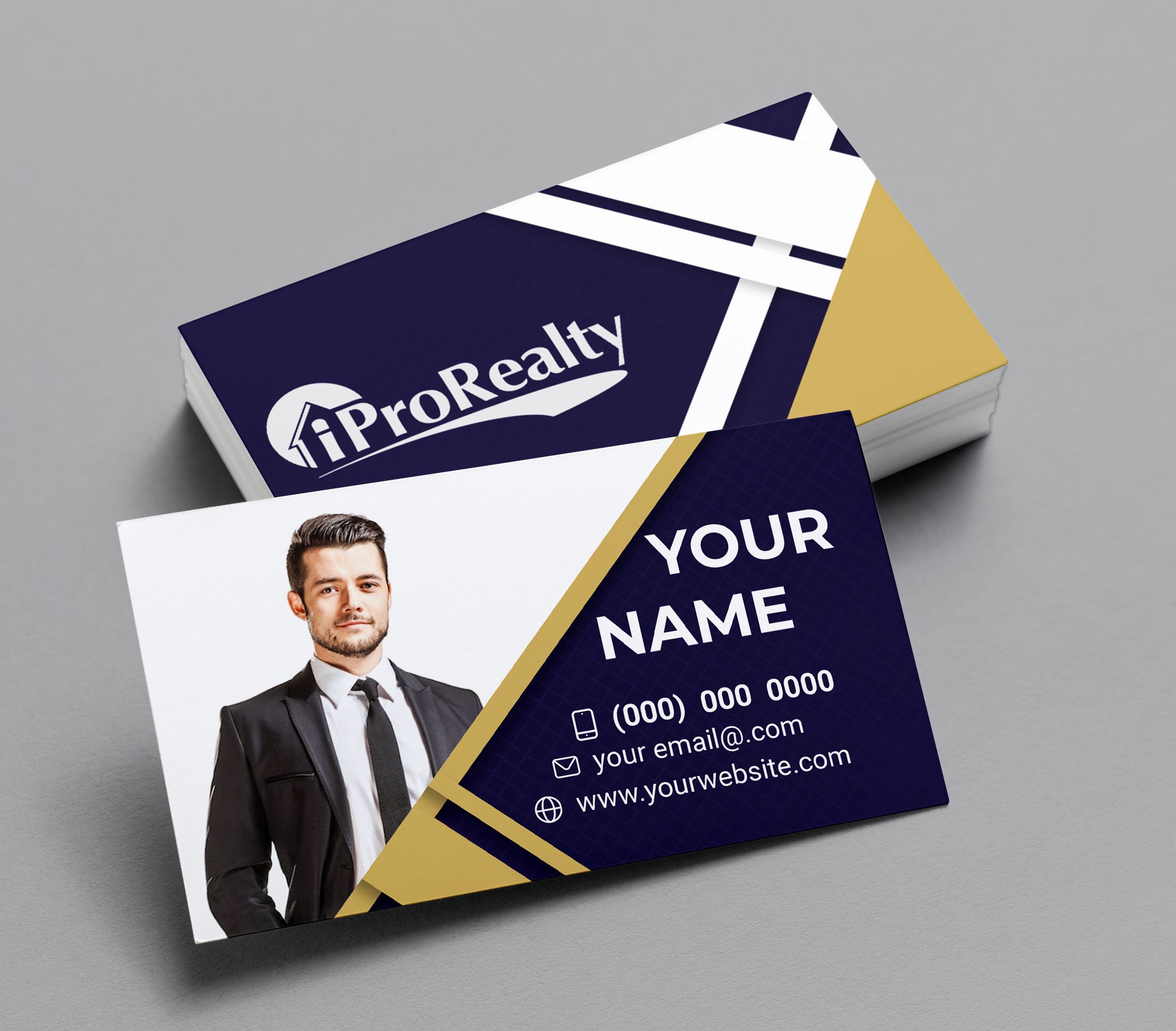 Ipro Realty Business Cards | Business Cards Soft Touch Laminated | Real ...