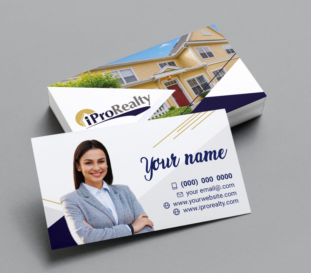 Ipro Realty Business Cards | Business Cards Soft Touch Laminated | Real ...