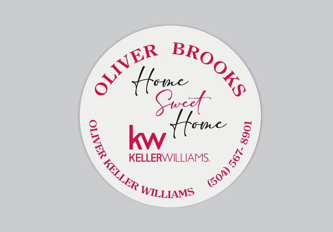 Keller Stickers | Custom Realtor Stickers | Personalized Business ...