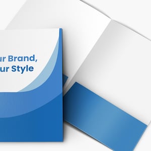 Economy Custom Presentation Folder | Custom Design With Your Logo ...